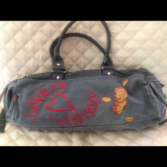 Ed Hardy | Bags | Vintage Ed Hardy Duffle Bag | Poshmark